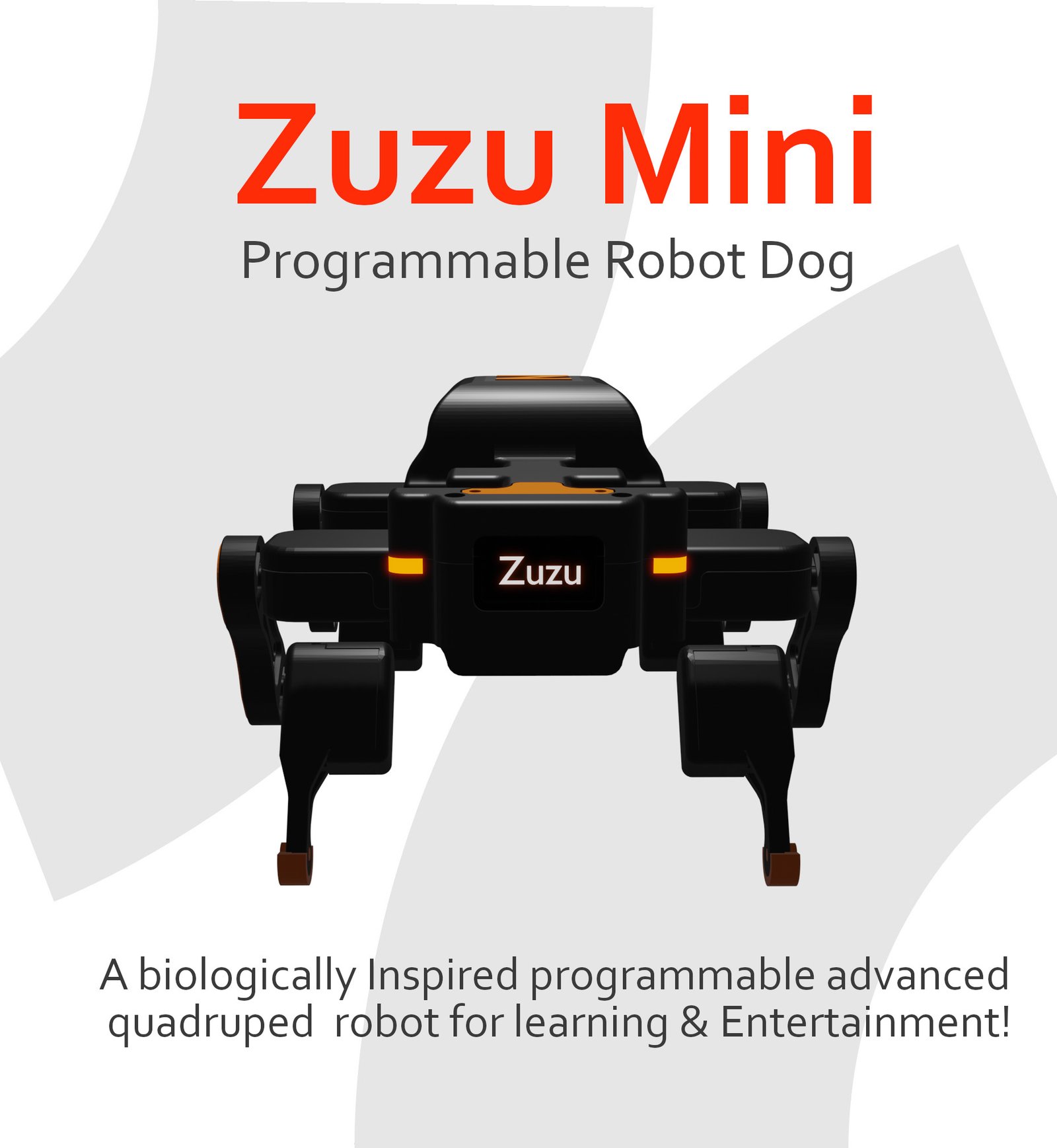Zuzu Mini - Zuzu Mini : A mini desktop size robot dog for learning ...