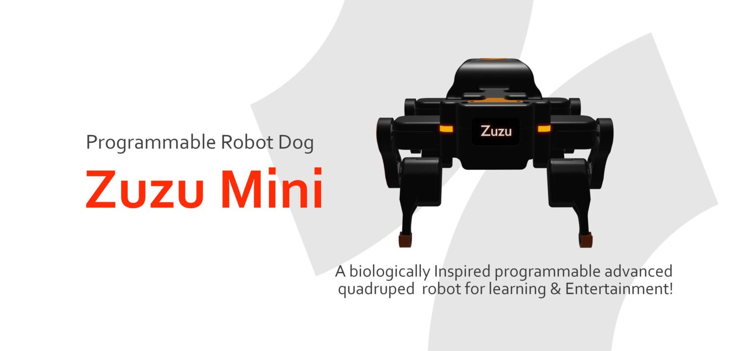 Zuzu Mini - Zuzu Mini : A mini desktop size robot dog for learning ...